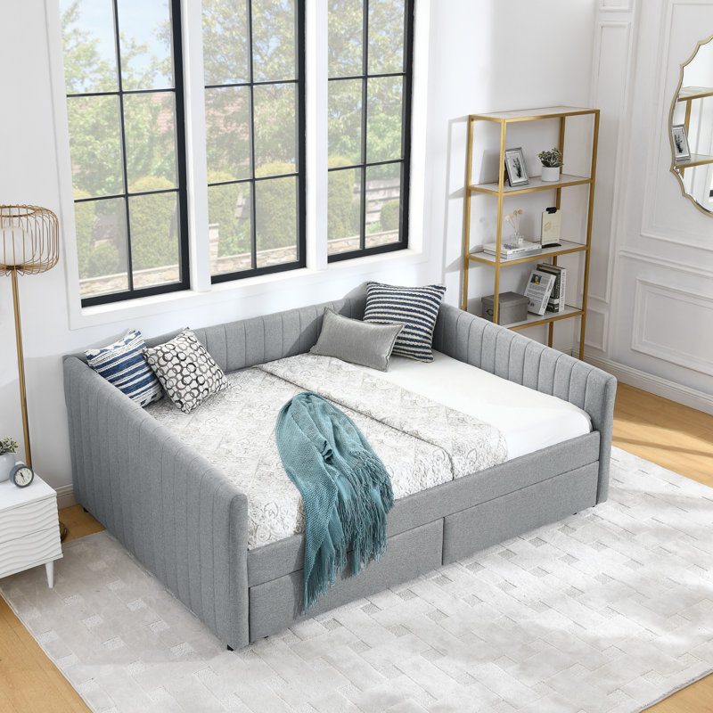 Roller Sofa Bed with Smoking Gray